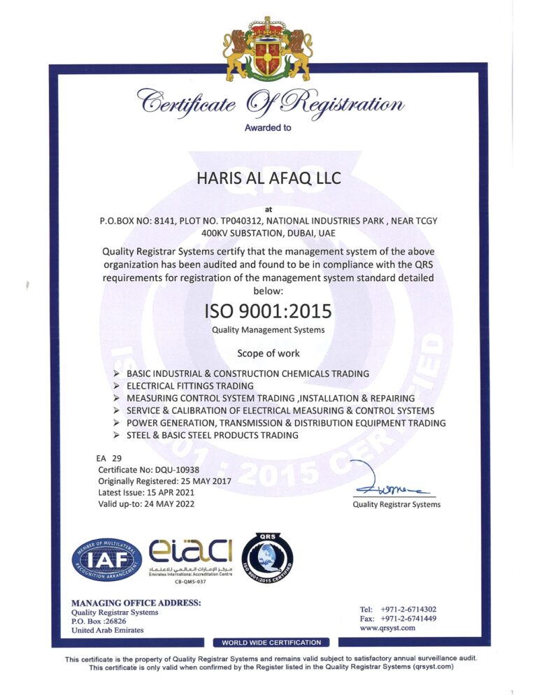 Services - Haris Al Afaq LLC, Dubai & Abu Dhabi, United Arab Emirates
